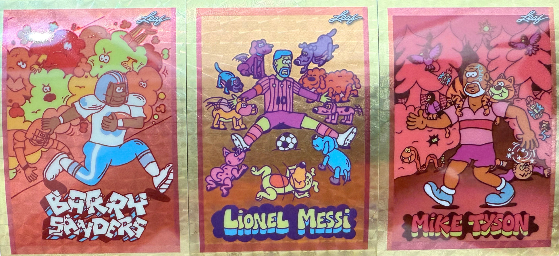 Metallic Imaginations Series 2 (Barry Sanders-Lionel Messi-Mike Tyson ...